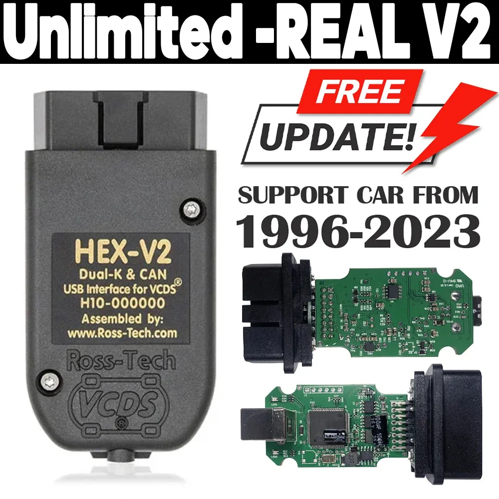 2024-Real-V2-23-3-1-VAG-HEX-V2-Usb-Interface-ST32F429-Vag-Com-VAG ...