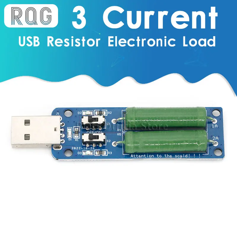USB-Resistor-Electronic-Load-w-Switch-Adjustable-3-Current-5V ...