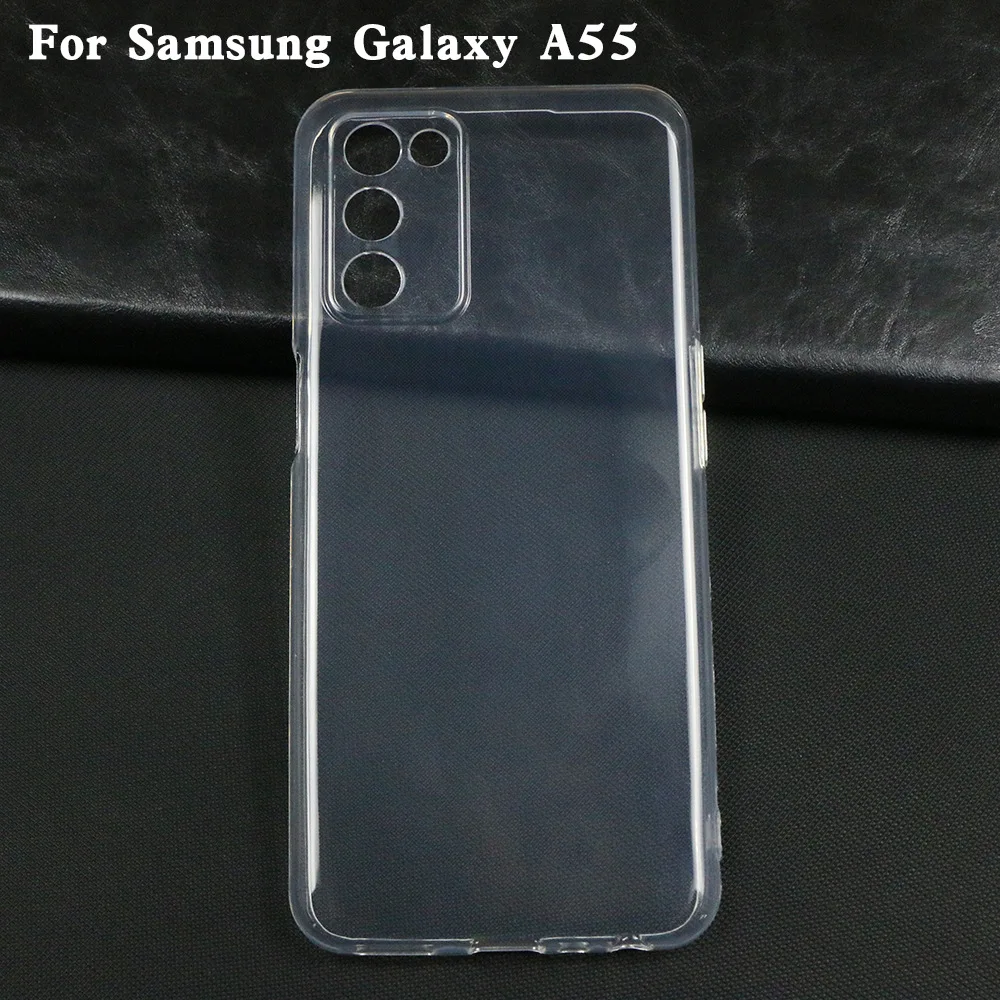 Clear Phone Case For Samsung Galaxy A55 Case Silicone Soft Cover For Samsung A55 Ultra Thin ...