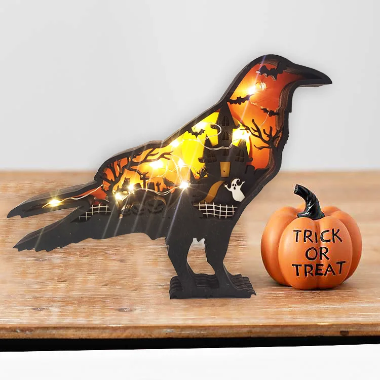 Crow Pumpkin Carving