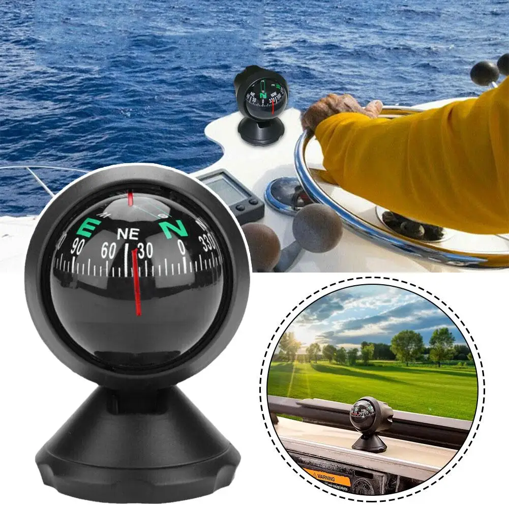 360 Degree Rotation Waterproof Vehicle Navigation Ball High Compass ...