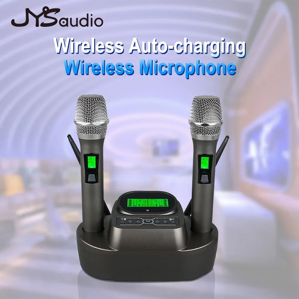 Wireless-Microphone-Handheld-UHF-520-950MHz-Mic-Intelligent-Audio ...