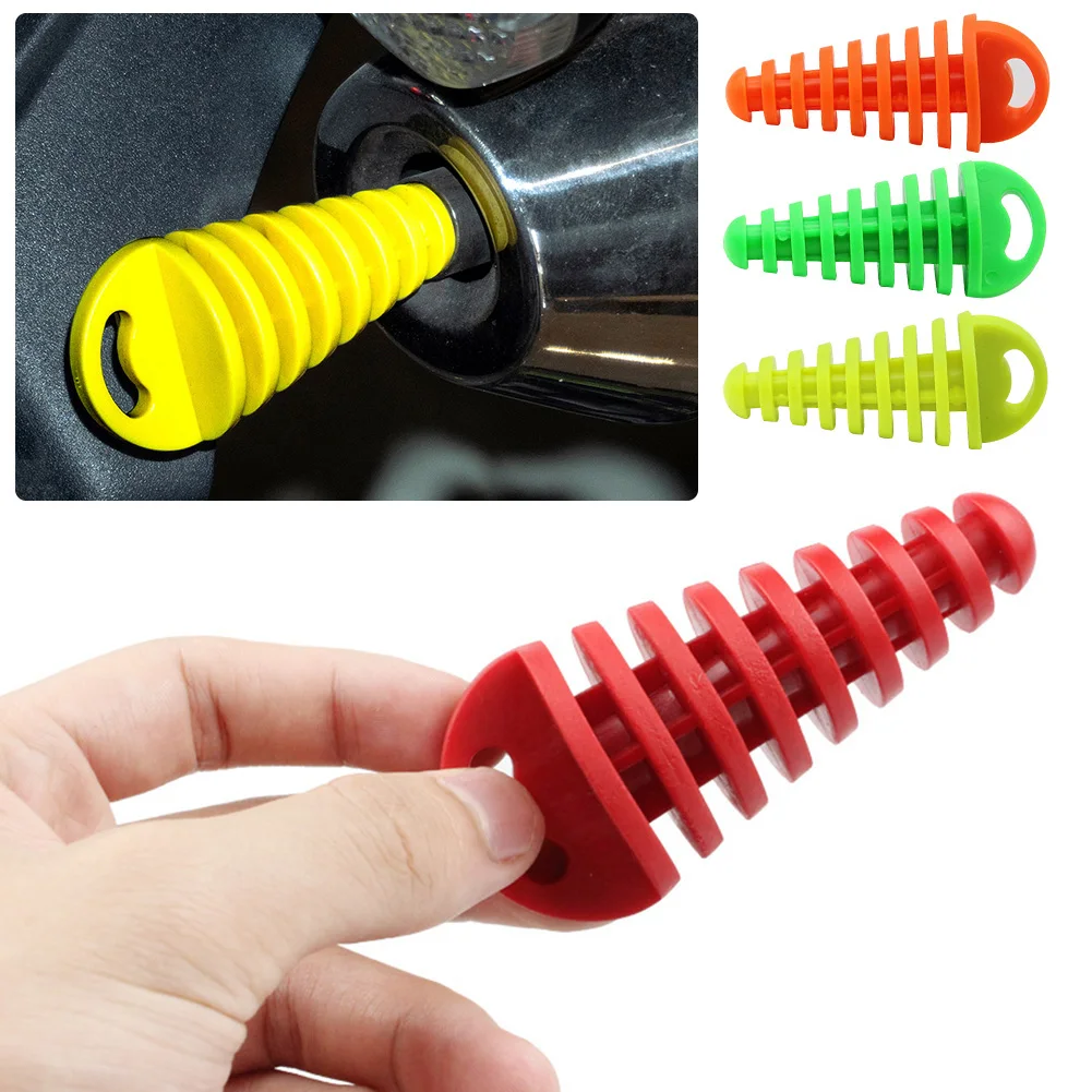 Motorcycle Exhaust Pipe Muffler Plug Wash Plug Pipe Protector Motocross ...