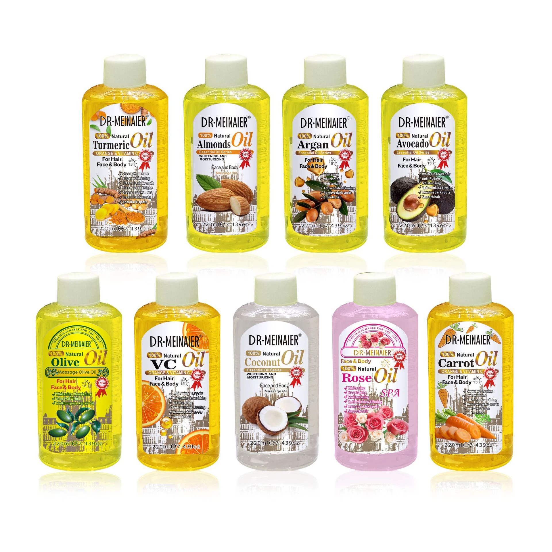 160ml Coconut Massage Essential Oil Repair Skin Facial Body Spa ...