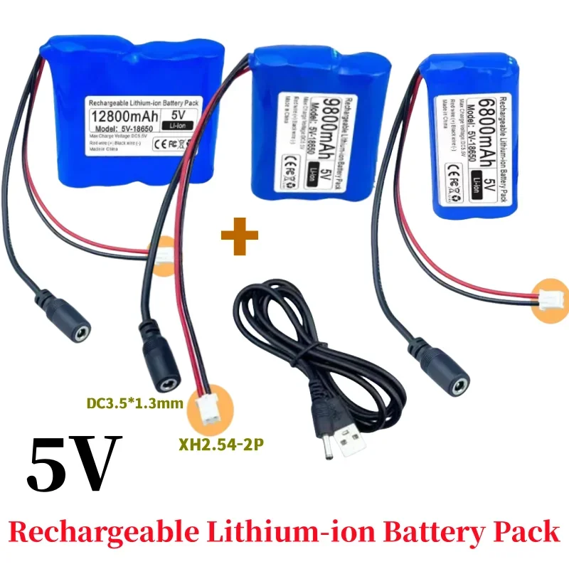 18650-Rechargeable-Single-Chip-Microcomputer-for-5V-6800mAh-12800mAh ...