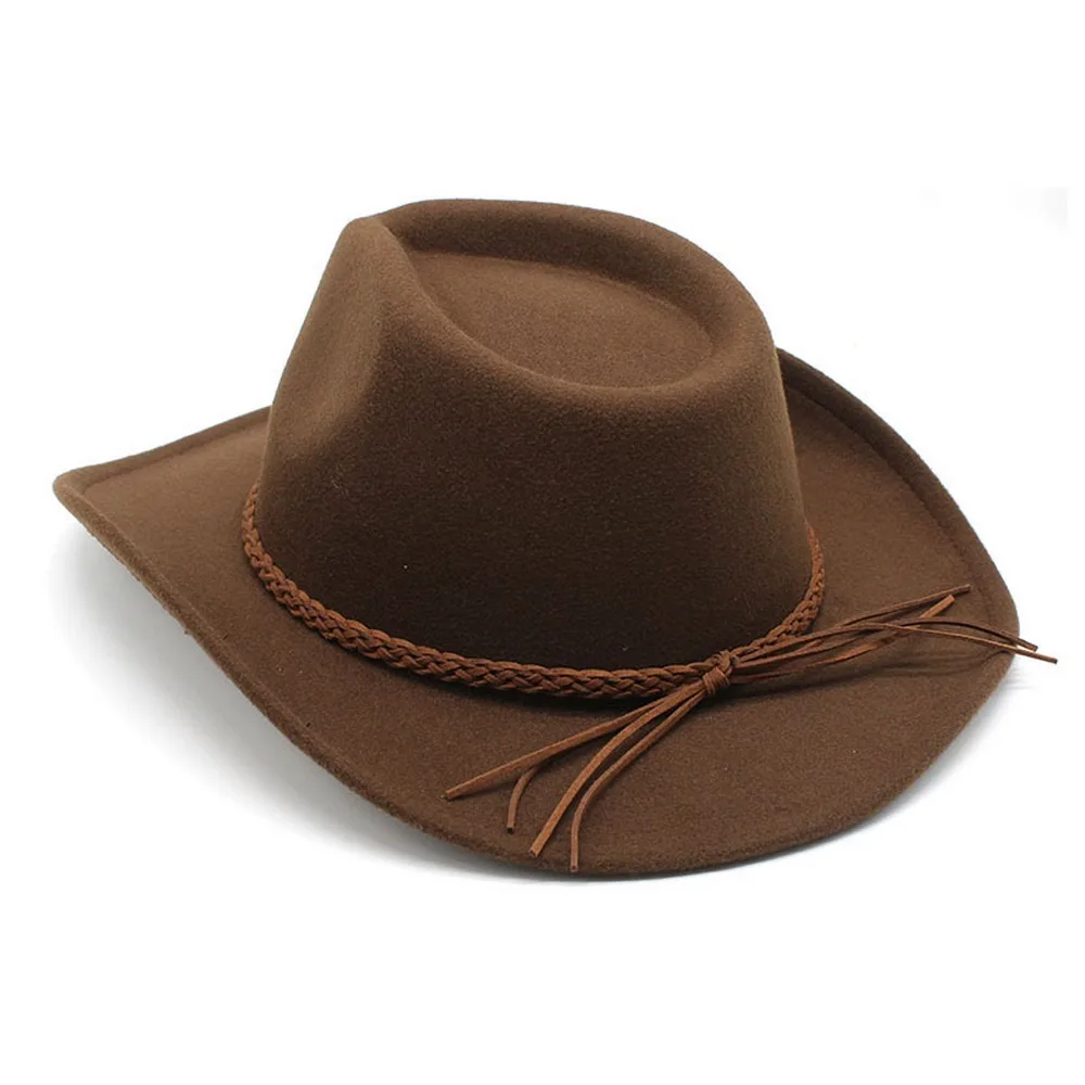 Four-Seasons-Woolen-Men-Cowboy-Hats-Braided-Straps-Design-Western-57 ...