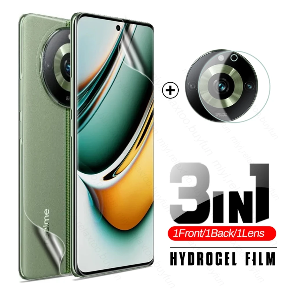 3To1-Camera-Glass-Screen-Back-Protector-Soft-Hydrogel-Film-For-Realme ...