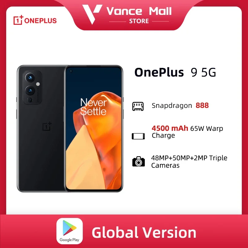 Global Version OnePlus 9 5G Snapdragon 888 8GB 128GB Smartphone 6.5 ...
