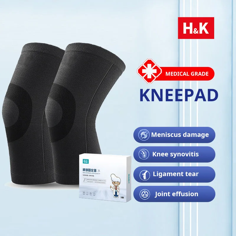 Black-Thin-Knee-Support-Knee-Pads-for-Running-Medical-Knee-Pads-Tear ...