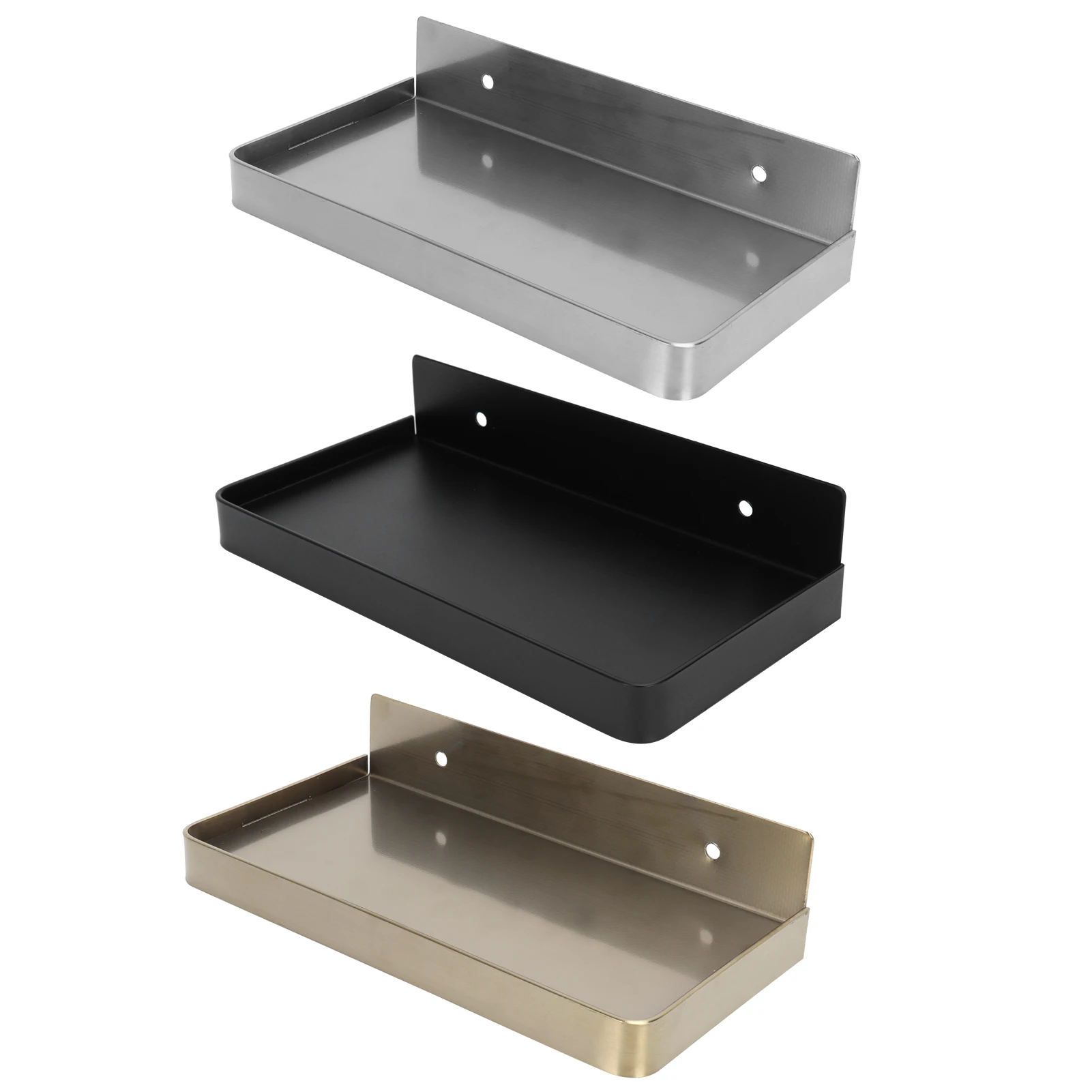 1Pc Bathroom Stainless Steel Phone Holder Rack Wall Mounted Thick Phone ...