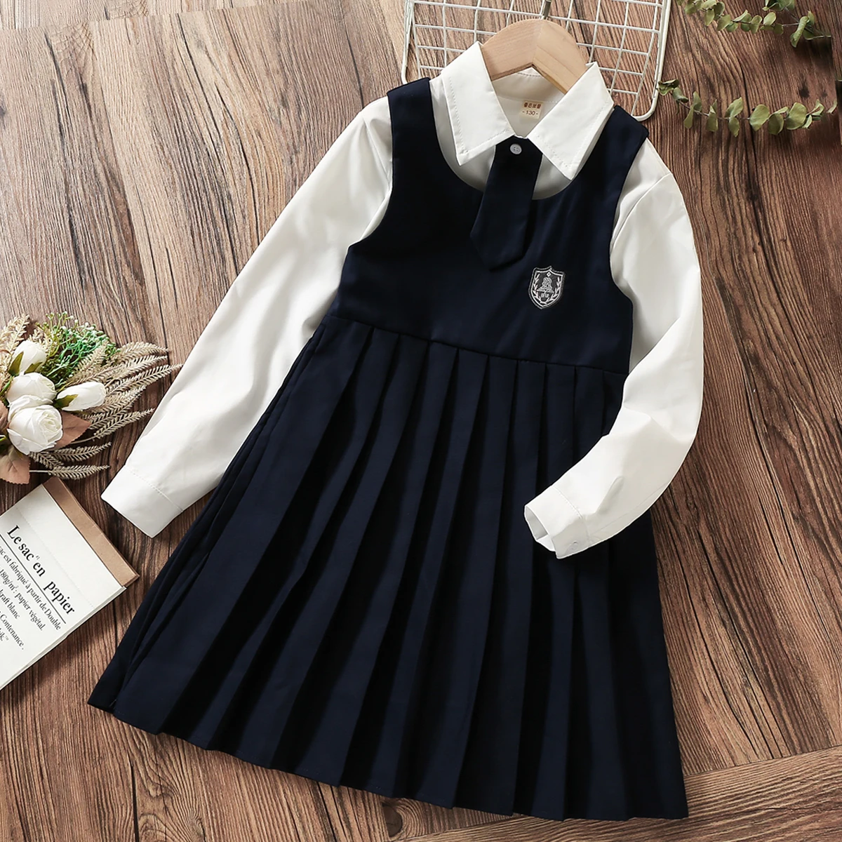 Baby-Kids-Sets-for-Girls-Suits-School-Uniform-Children-Costumes-Preppy ...