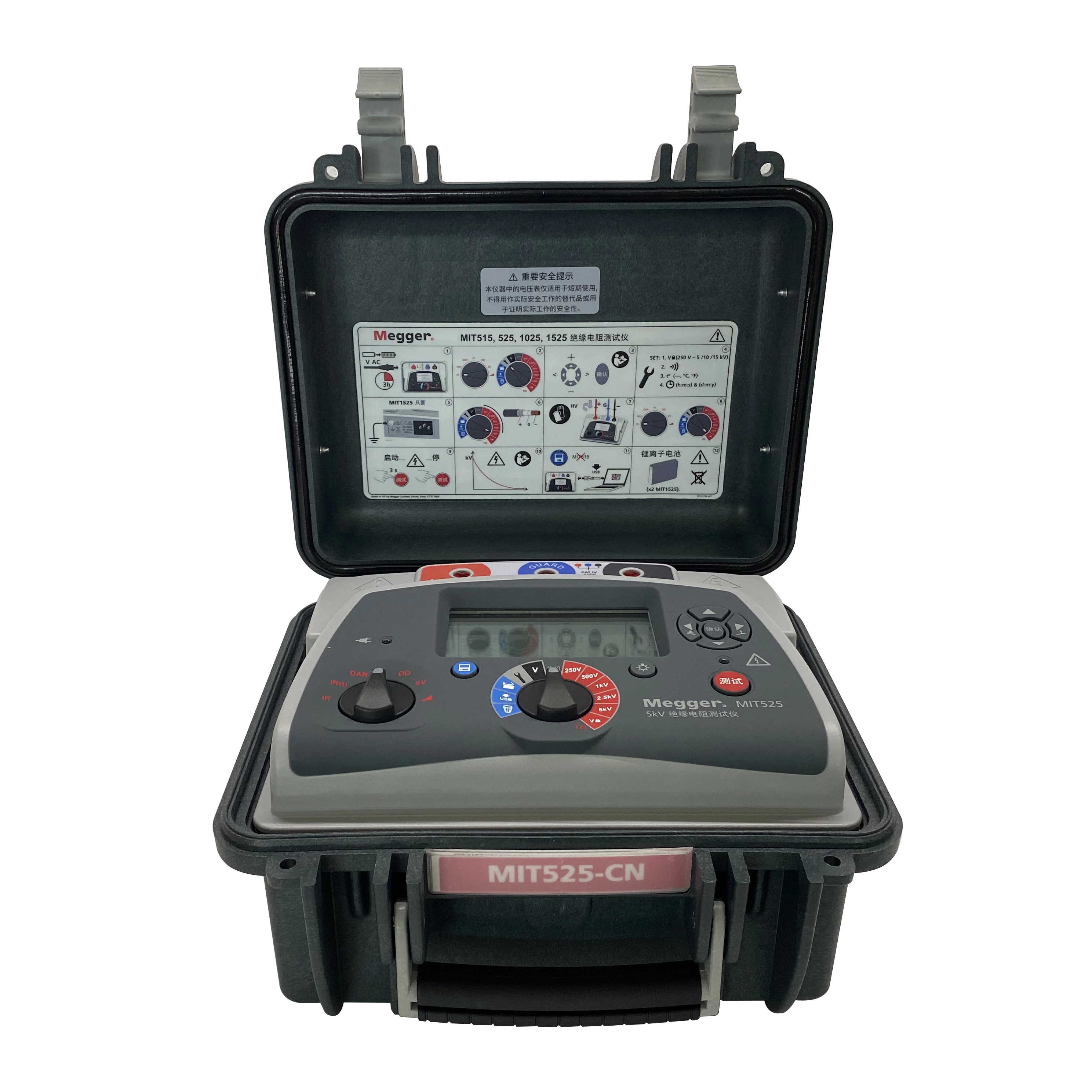 MEGGER-MIT525-High-Voltage-Insulation-DC-Resistance-Tester-Megger ...