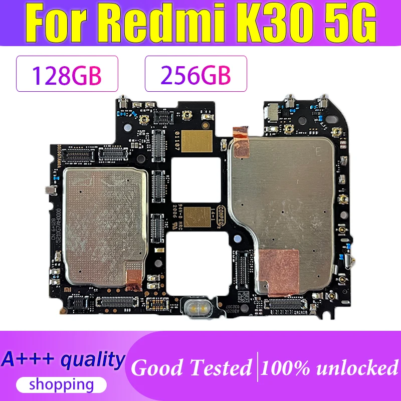 Original Logic Board For Xiaomi Redmi K30 5g Motherboard For Poco X2 Circuits Mainboard Flex ...