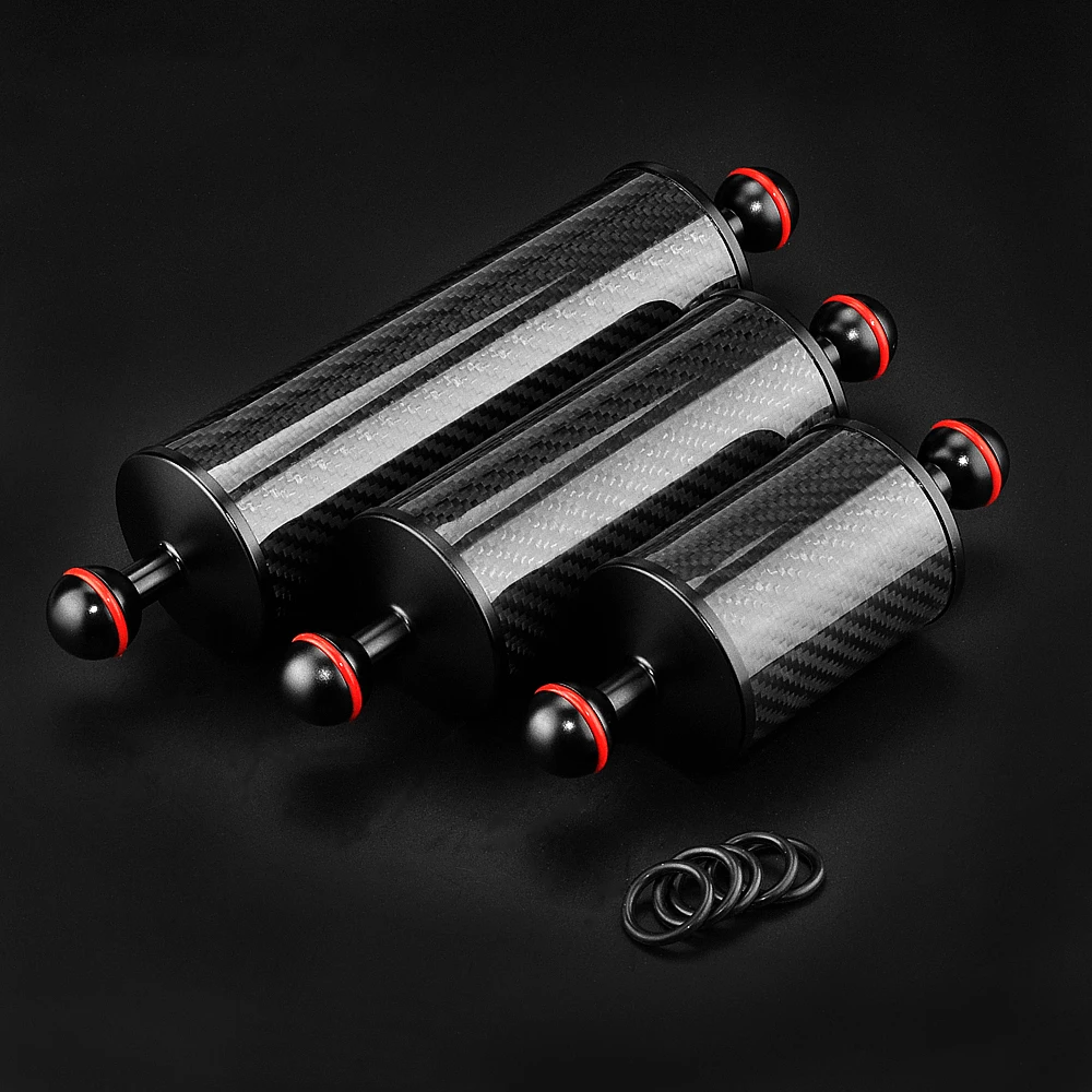 Diving 2PCS 10in Carbon Fiber 1inch Dual Ball Floating Arm for Buoyancy ...