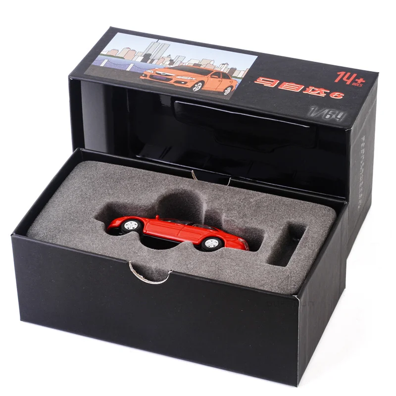 2008 마쓰다 6 스트리트 레이싱 자동차 모델 금속 합금 다이캐스트 차량 바디 정적 차량 모델 컬렉션 어린이를 위한 장난감 164다이캐스트 And 장난감 차