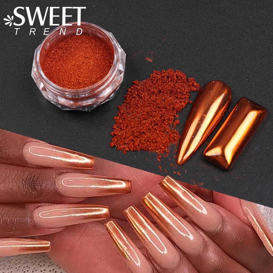 Mirror-Effect-Nail-Powder-Gold-Black-Chrome-Magic-Metallic-Nail-Art ...