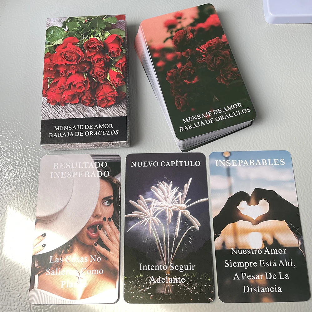 Cartas-de-or-culo-en-espa-ol-mensaje-de-amor-baraja-de-Tarot-palabras ...