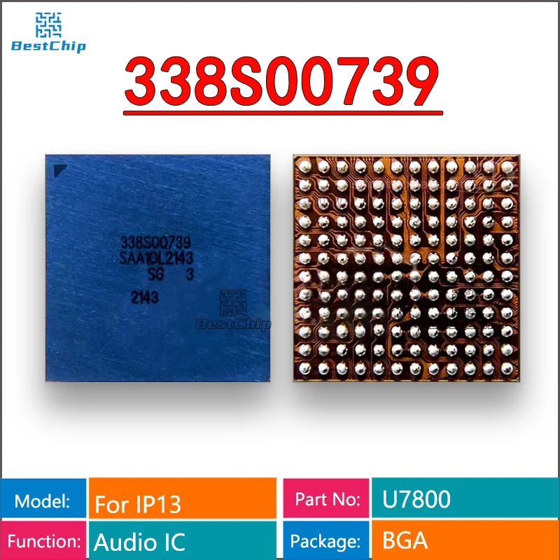 2-10pcs-338S00739-U7800-Audio-Codec-IC-for-iPhone-13-14-Series-13-14Pro ...