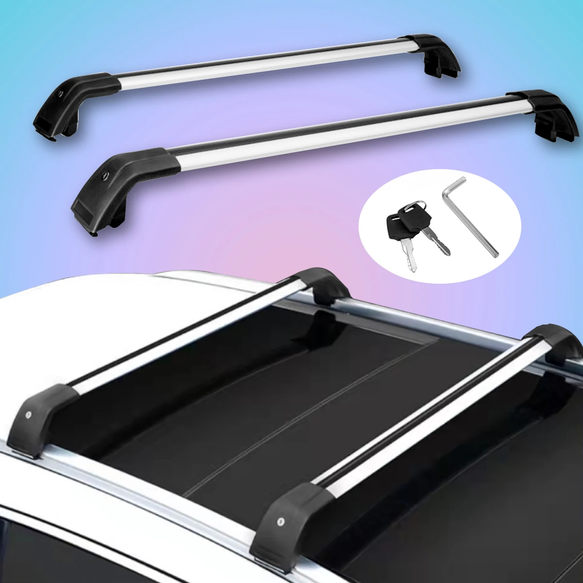 2PCS-fit-for-Mitsubishi-Outlander-2022-2024-Roof-Rail-Rack-Crossbars ...