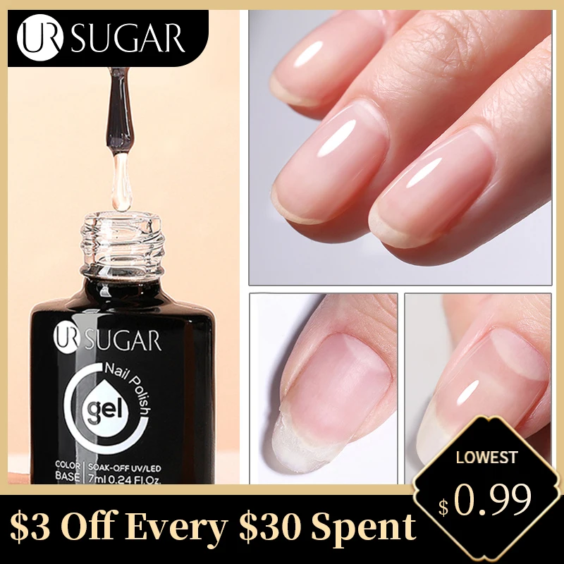 UR SUGAR 7ml Reinforcement Gel Nail Polish Function Gel Thick Base Gel ...