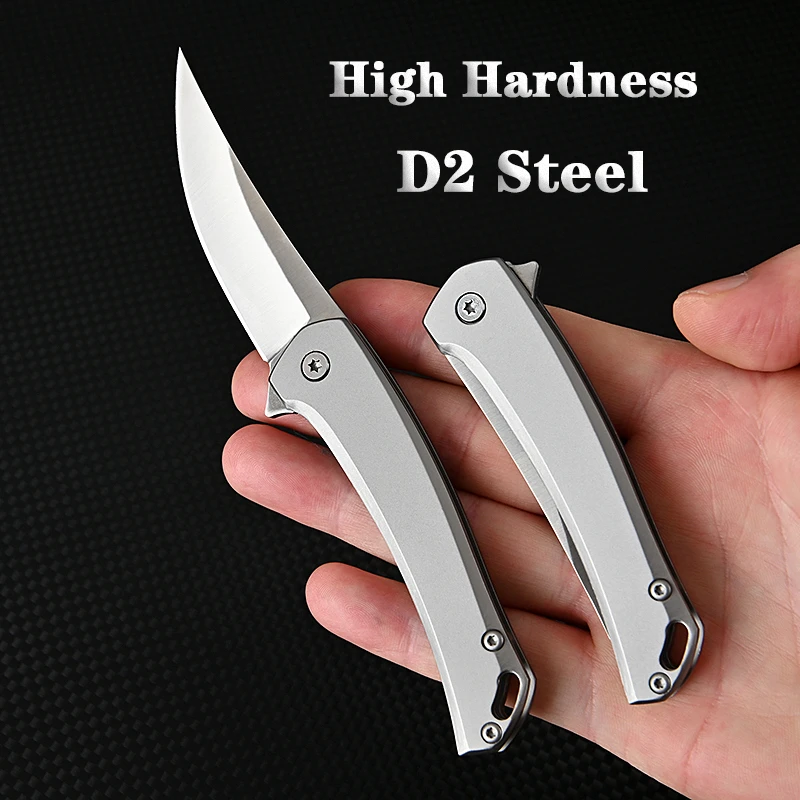 Cuchillo Plegable De Acero D2 De Alta Dureza Herramienta De