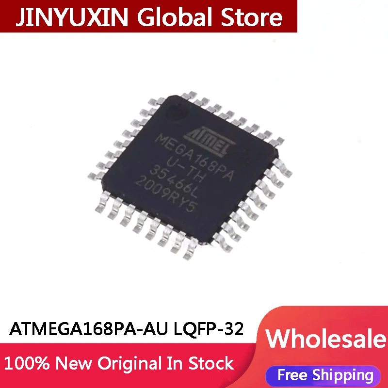 5-100Pcs-New-ATMEGA168PA-ATMEGA168PA-AU-ATMEGA168PA-AUR-LQFP-32-AVR-microcontroller-IC-Chip-In ...