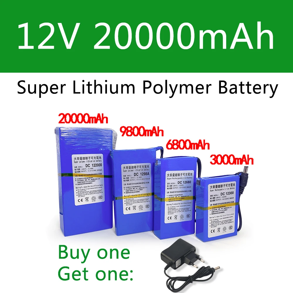12V-Battery-Charge-Protective-DC-12V-20000mAh-Lithium-Polymer-Super ...