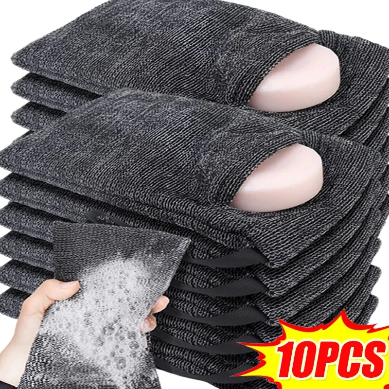 10/1PCS Bath Cleansing Foaming Net Double-layer Thickened Soap Bag Body ...