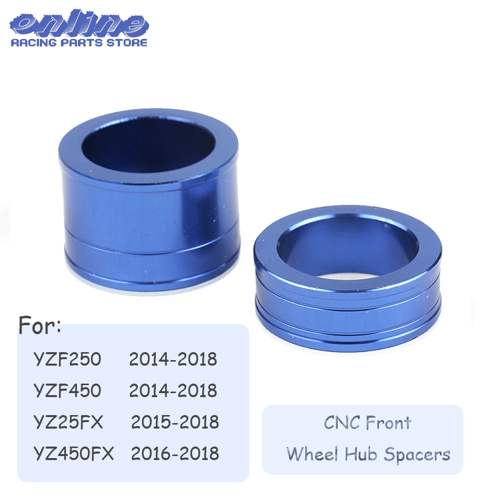 Motocross-CNC-Front-Wheel-Hub-Spacers-For-Yamaha-YZF450-YZF250-YZ25FX ...