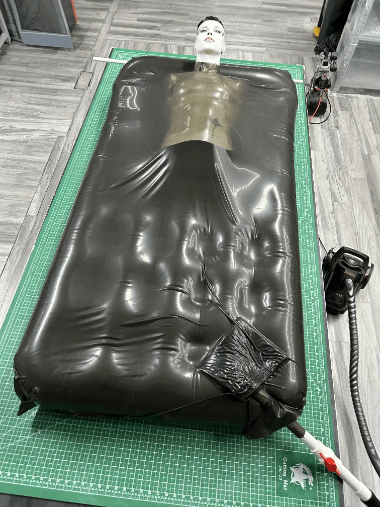 customized Latex inflatable Vacuum bed rubber Sleep Bed Bag Fetish ...