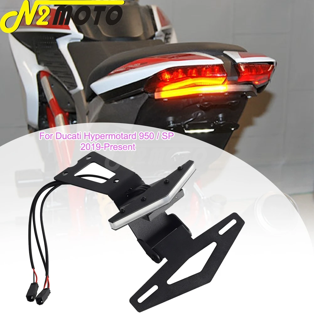 Motorcycles Tail Tidy Fender Eliminator License Plate Holder LED Lights ...
