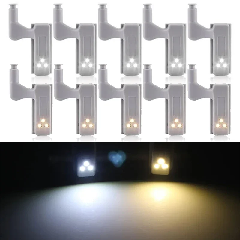 10pcs-LED-Inner-Hinge-Lamp-Under-Cabinet-Induction-Light-Universal ...