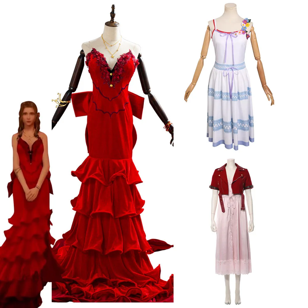 Aerith Costume Final Fantasy | Final Fantasy Cosplay Aerith - 7 Cosplay ...