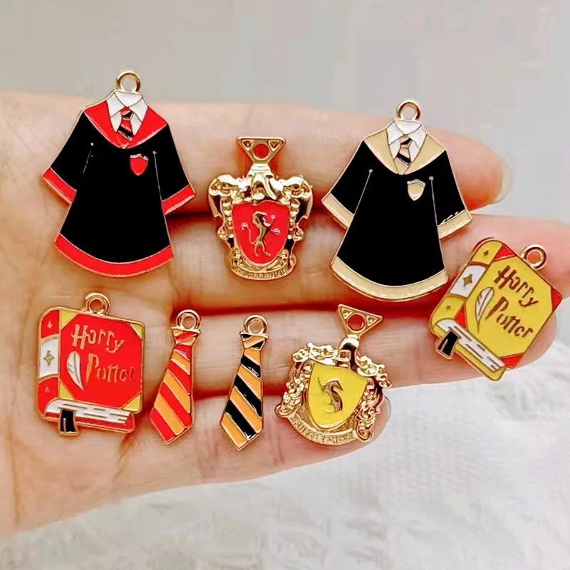 10pcs-lot-Cartoons-Magic-Academy-DIY-Enamel-Metal-Charms-Pendants-for ...