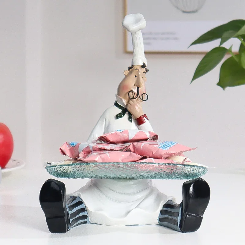 Country-Retro-Chef-Statue-Figurines-Storage-Sculpture-Kitchen-Home ...