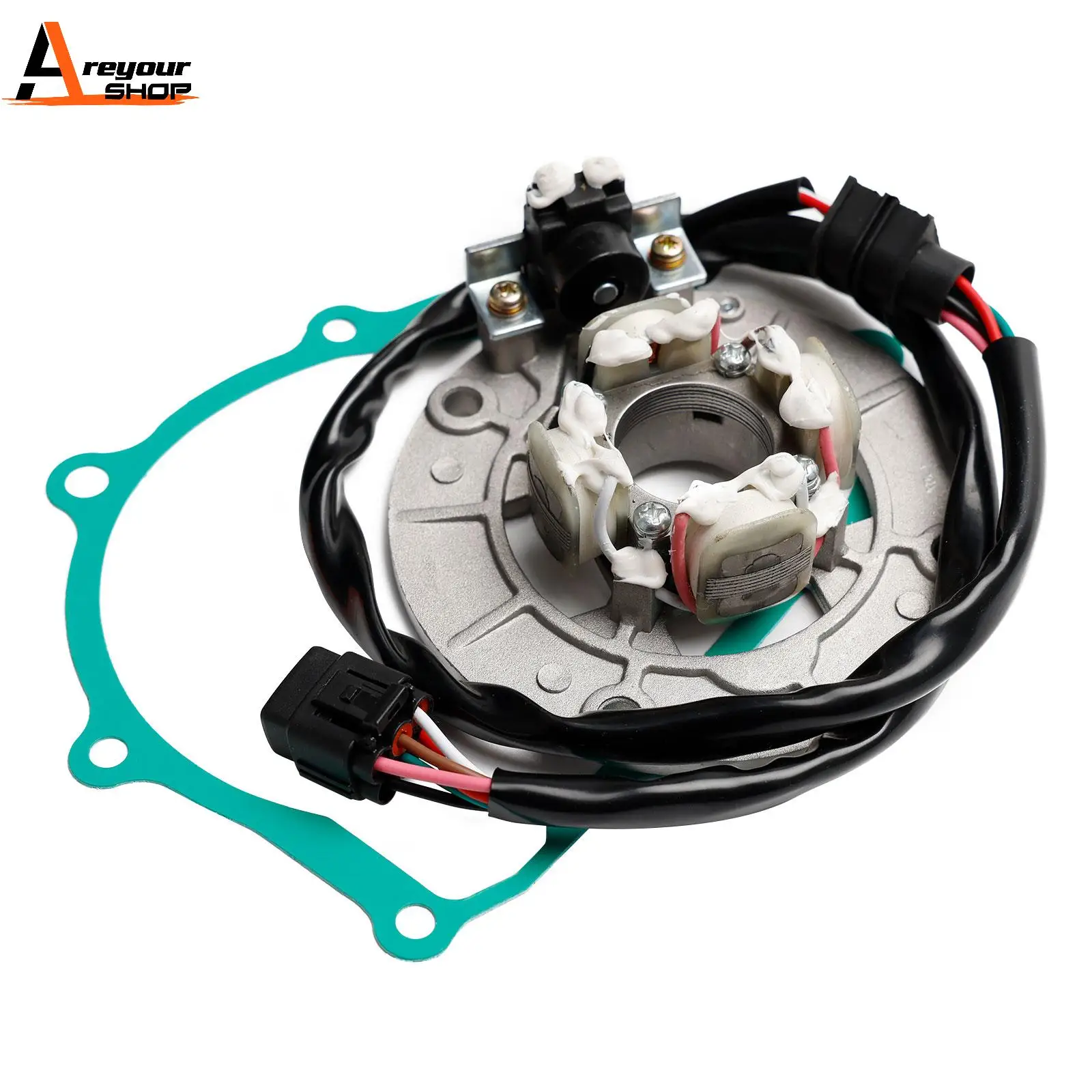 Areyourshop-Magneto-Stator-Coil-Generator-Gasket-Kit-for-Yamaha-YZ-250 ...