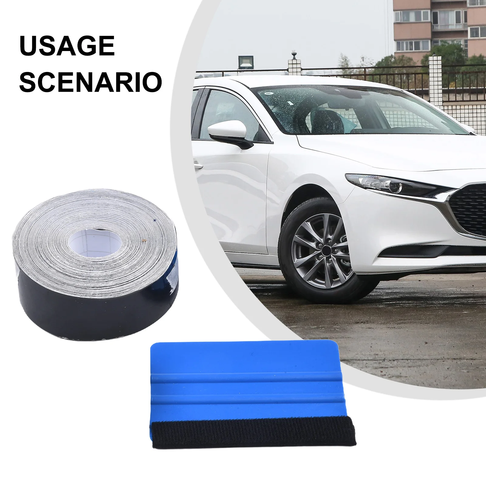 Car-Film-High-Gloss-Vinyl-Wrap-Kit-For-Black-Out-Chrome-Delete-For ...