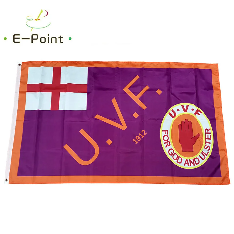 UVF For God And Ulster Flag 2ft*3ft (60*90cm) 3ft*5ft (90*150cm) Size ...