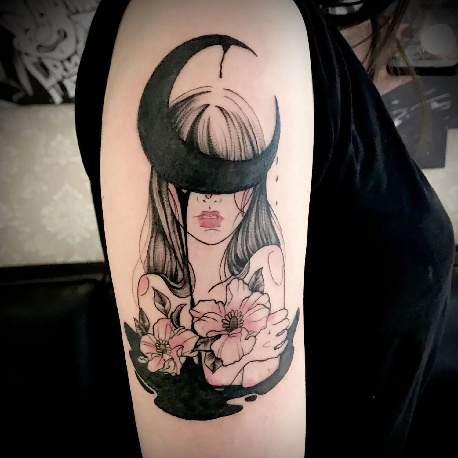 Moon Goddess Tattoo