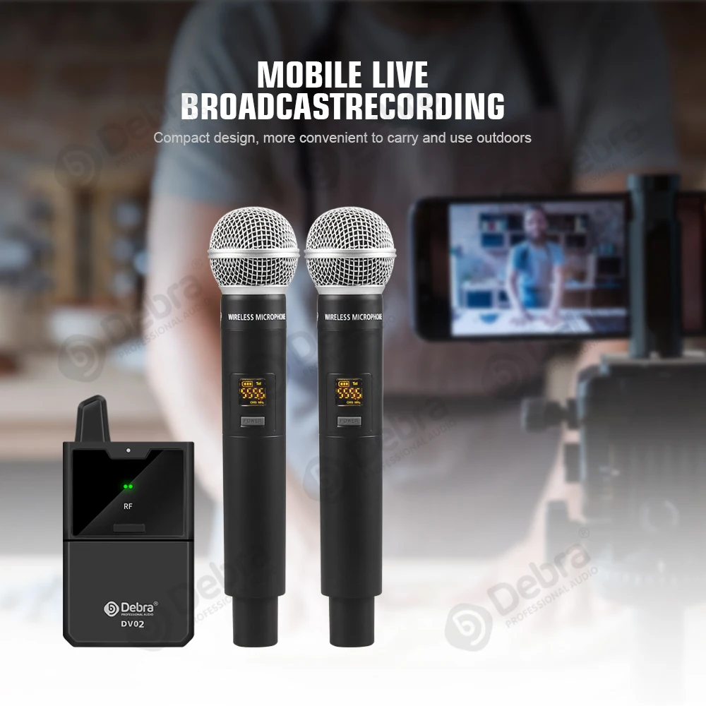DV-Wireless-Handheld-Microphone-Channel-Control-Wireless-Reception ...