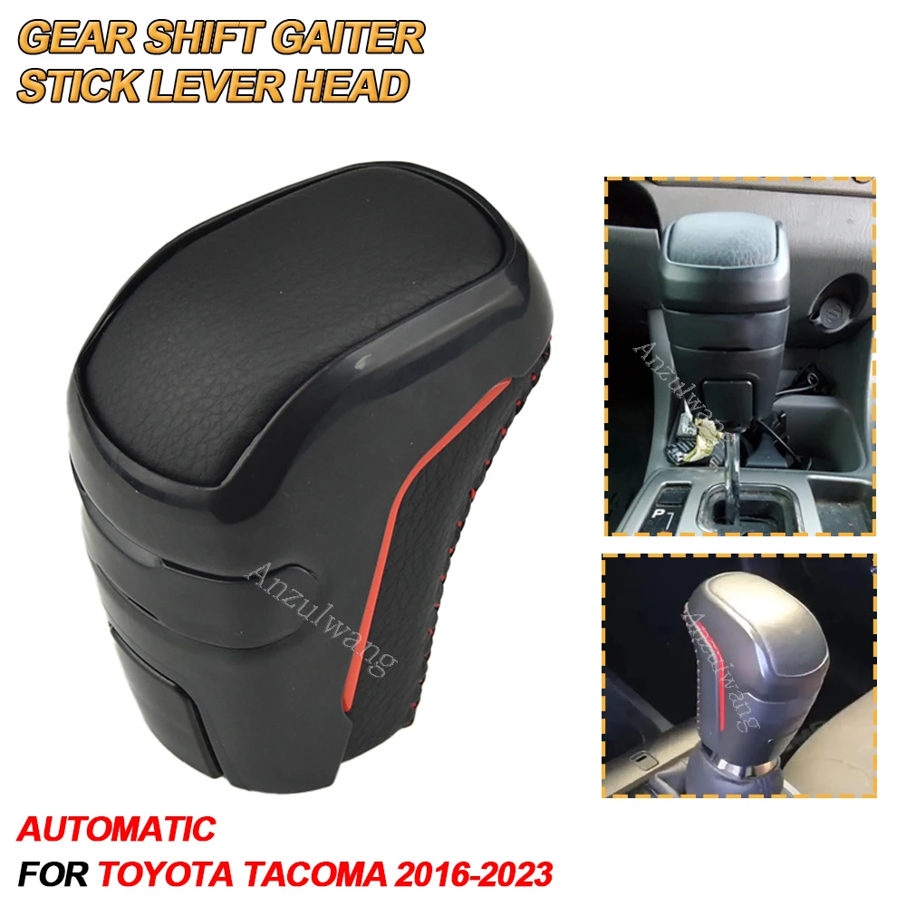 Red Automatic Car Gear Shift Knob 6 Speed Automatic Transmission for ...