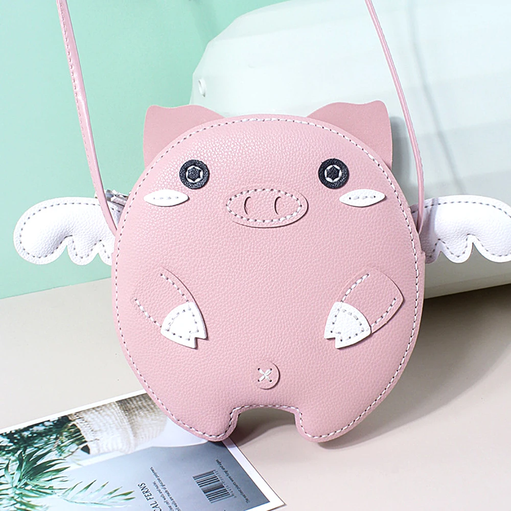 Vegan-Leather-Piggy-Bag-Kit-Cute-piggy-Bag-Easy-To-Make-Handmade-Purse ...