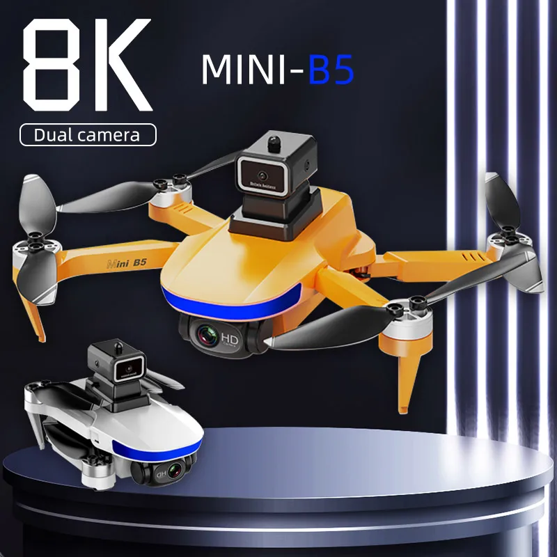 LSRC B5 Mini Drone 4K 8K Dual HD Camera Obstacle Avoidance Optical Flow ...