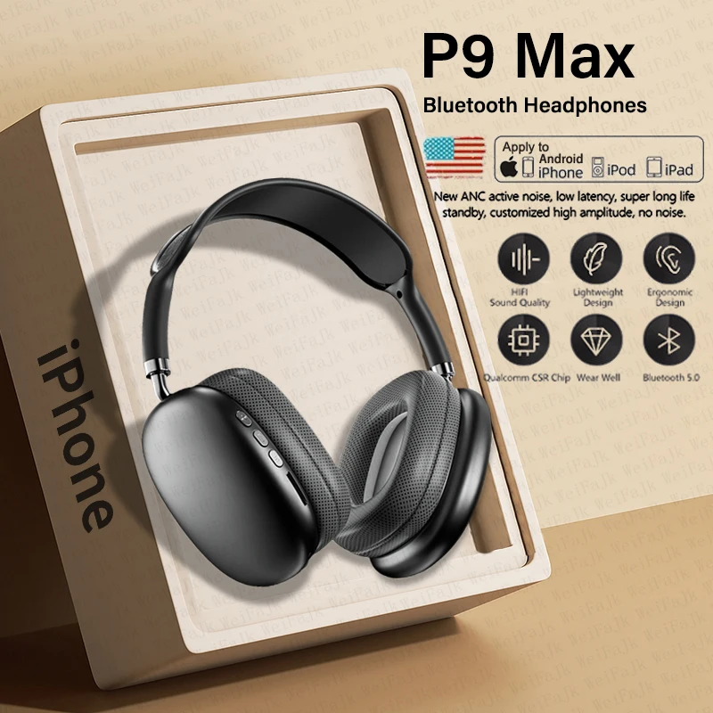 Original Air Max P9 Pro Tws Wireless Bluetooth Headphones With Mic Pods ...