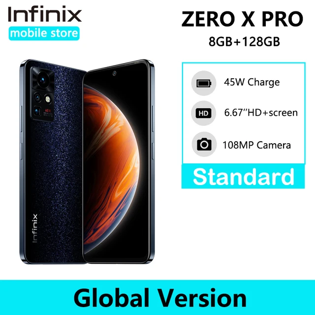 Infinix ZERO X PRO 8GB 128GB 6.67'' Display Smartphone Helio G95 120Hz ...