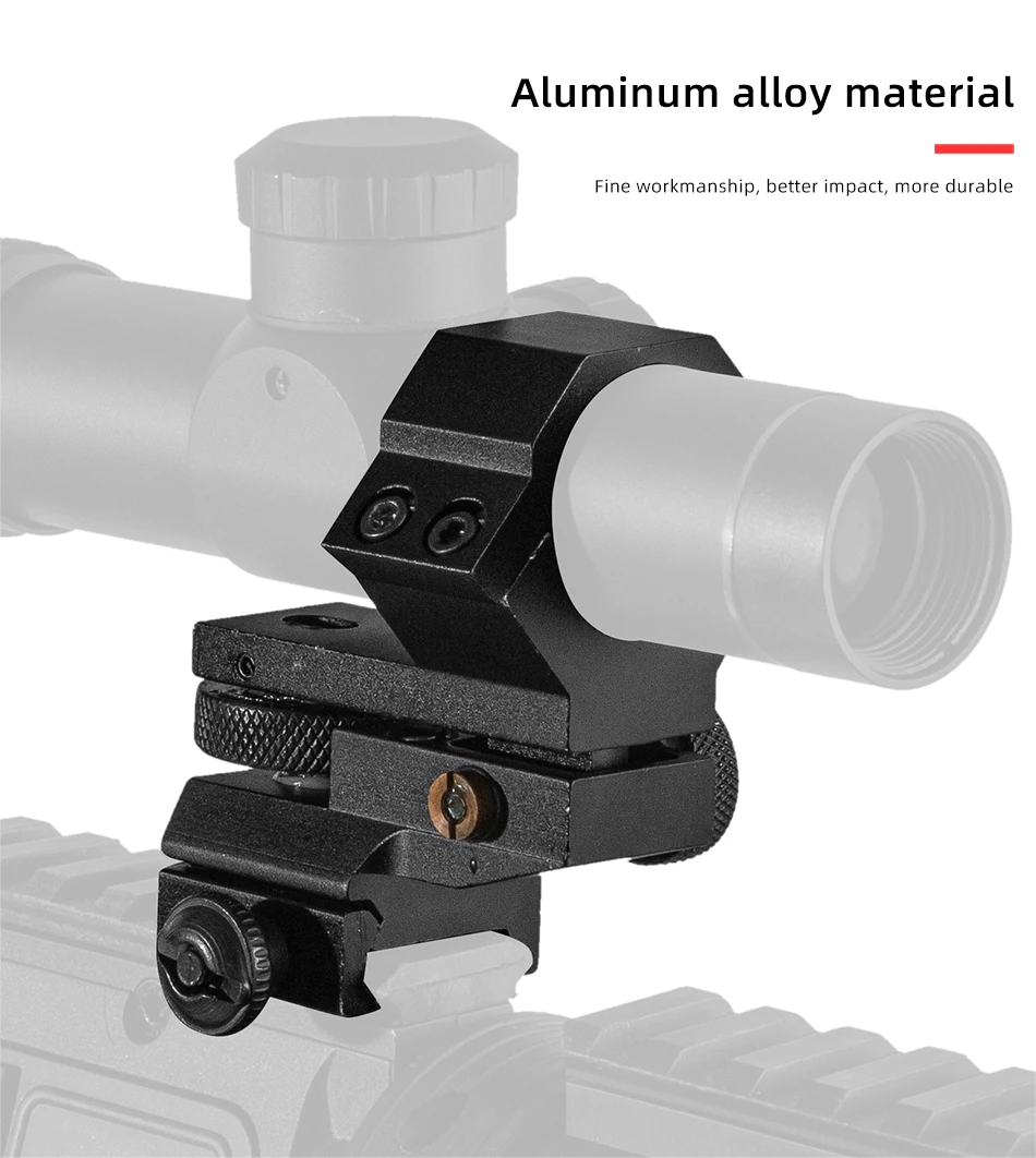 FIRE WOLF 25.4mm Ring Low Profile Double Nails Adjustable Windage ...