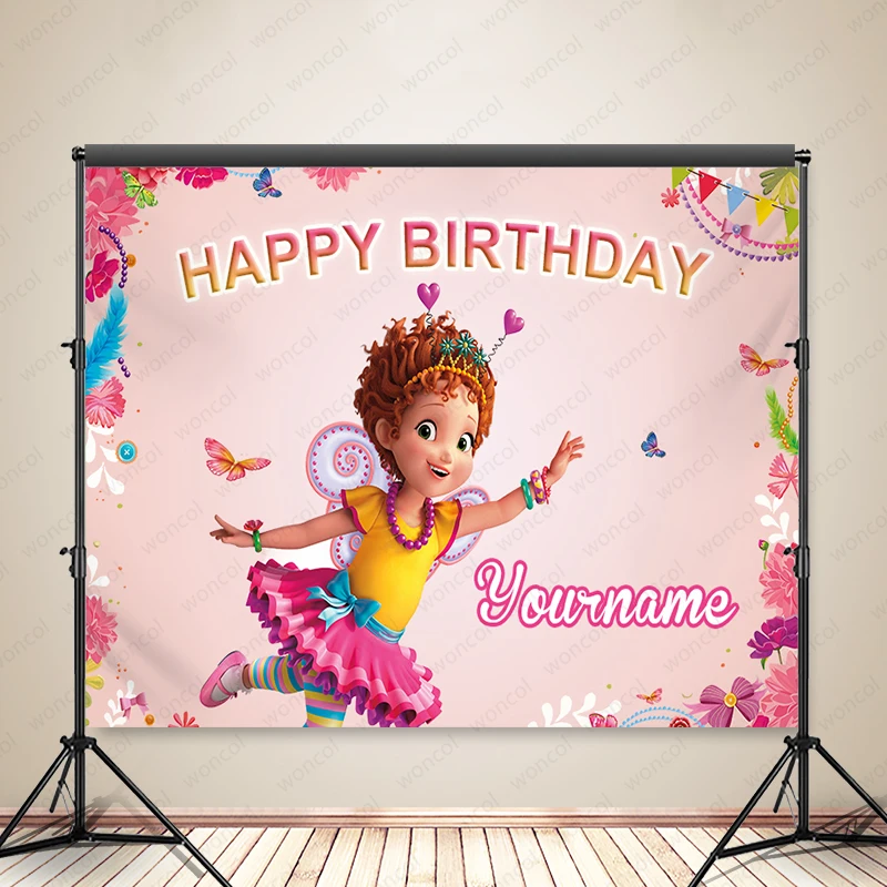 Disney-Fancy-Nancy-Photo-Backdrop-Princess-Birthday-Photography ...