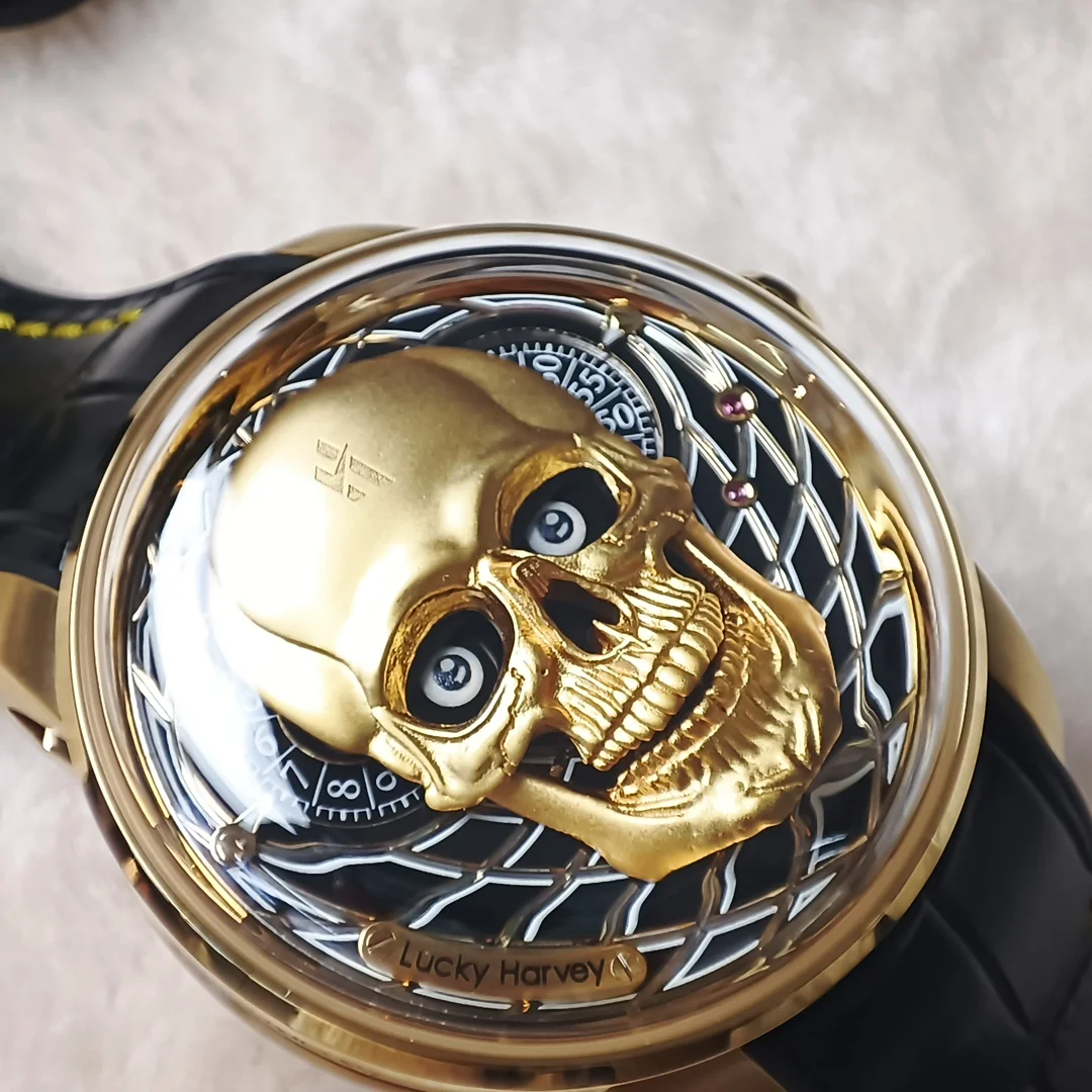 Lucky Harvey-reloj Mecánico Con Forma De Calavera Para, 45% OFF