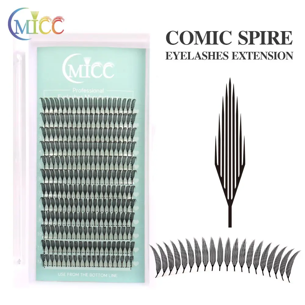 Cashmere Feather Individual Manga Eyelashes Automatic Flowering Cosplay ...
