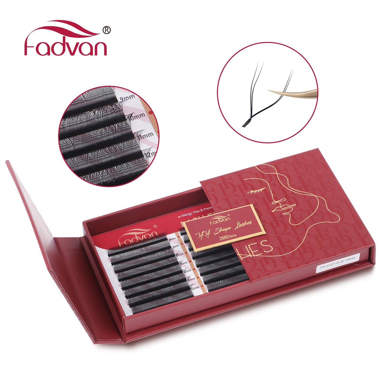 FADVAN-2880-Fans-YY-Shape-Lashes-Large-Size-Faux-Mink-C-D-Natural-Soft ...